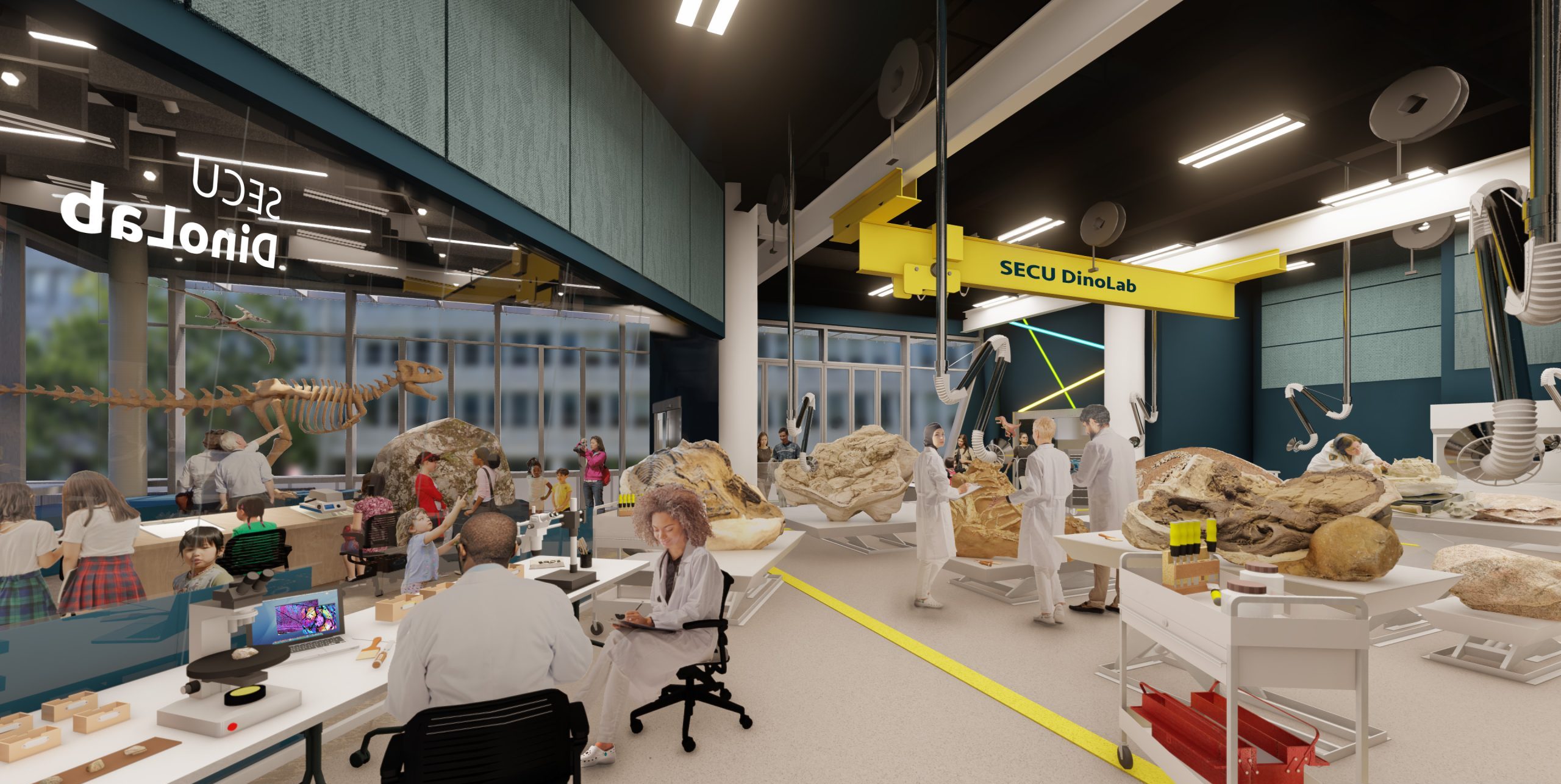 The Dueling Dinosaurs: famous fossils in an open lab | EXTINCT MONSTERS